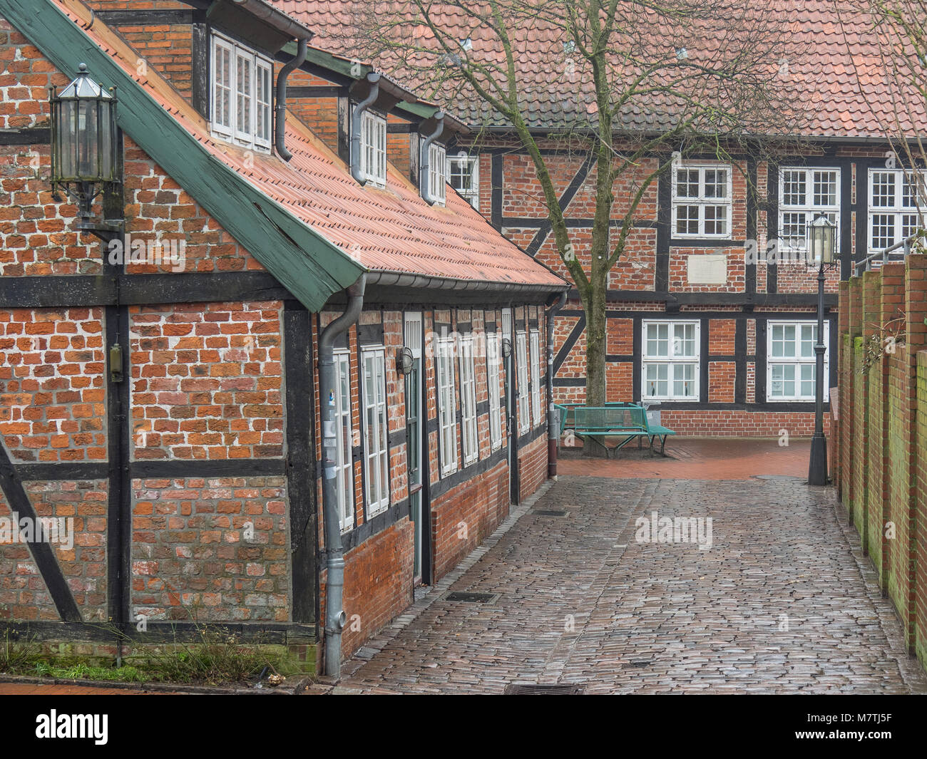 the small City of Stade in Germany Stock Photo - Alamy