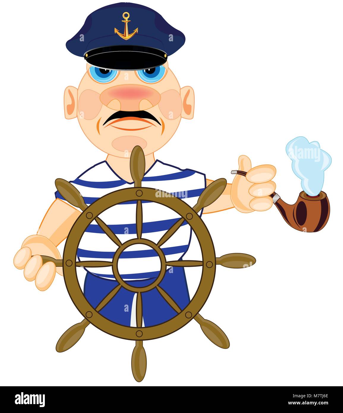 Sea Captain Cartoon High Resolution Stock Photography and Images - Alamy
