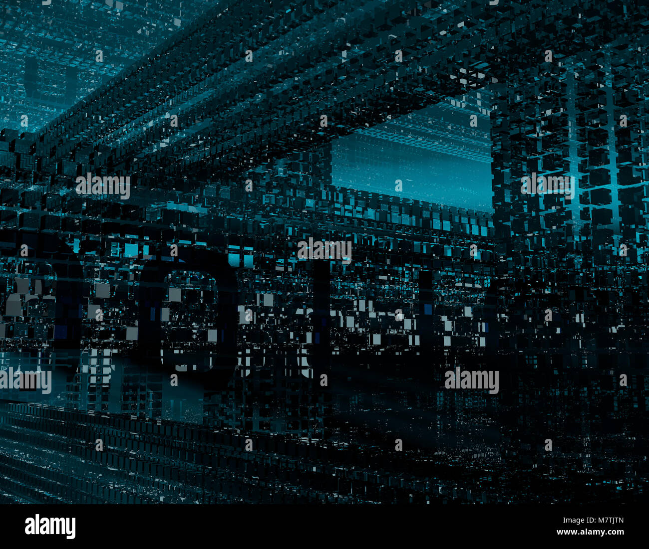 Network Data Transmission, Big Data Storage, Future Technology Stock ...