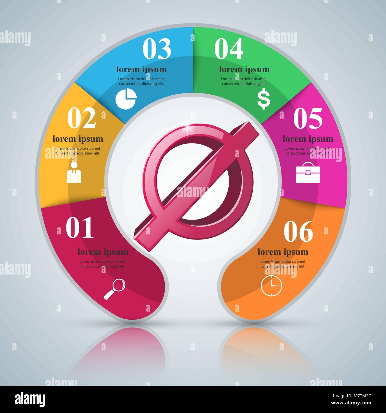 Infographic template warning sign hi-res stock photography and images ...