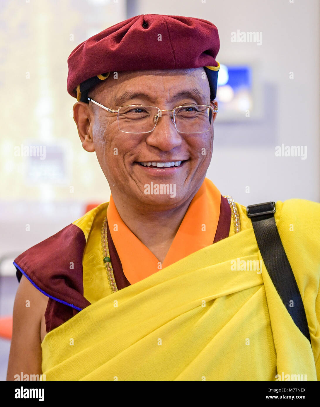 Gyalwang Drukpa, the head of the Drukpa Lineage, a branch of Tibetan ...