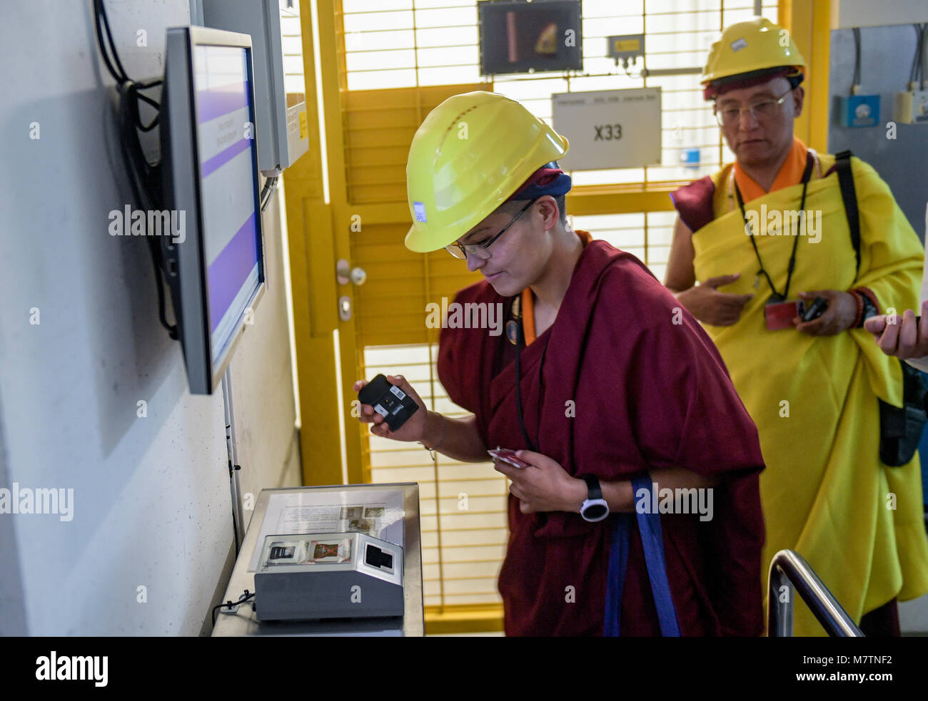 Gyalwang Drukpa (R), the head of the Drukpa Lineage, a branch of ...