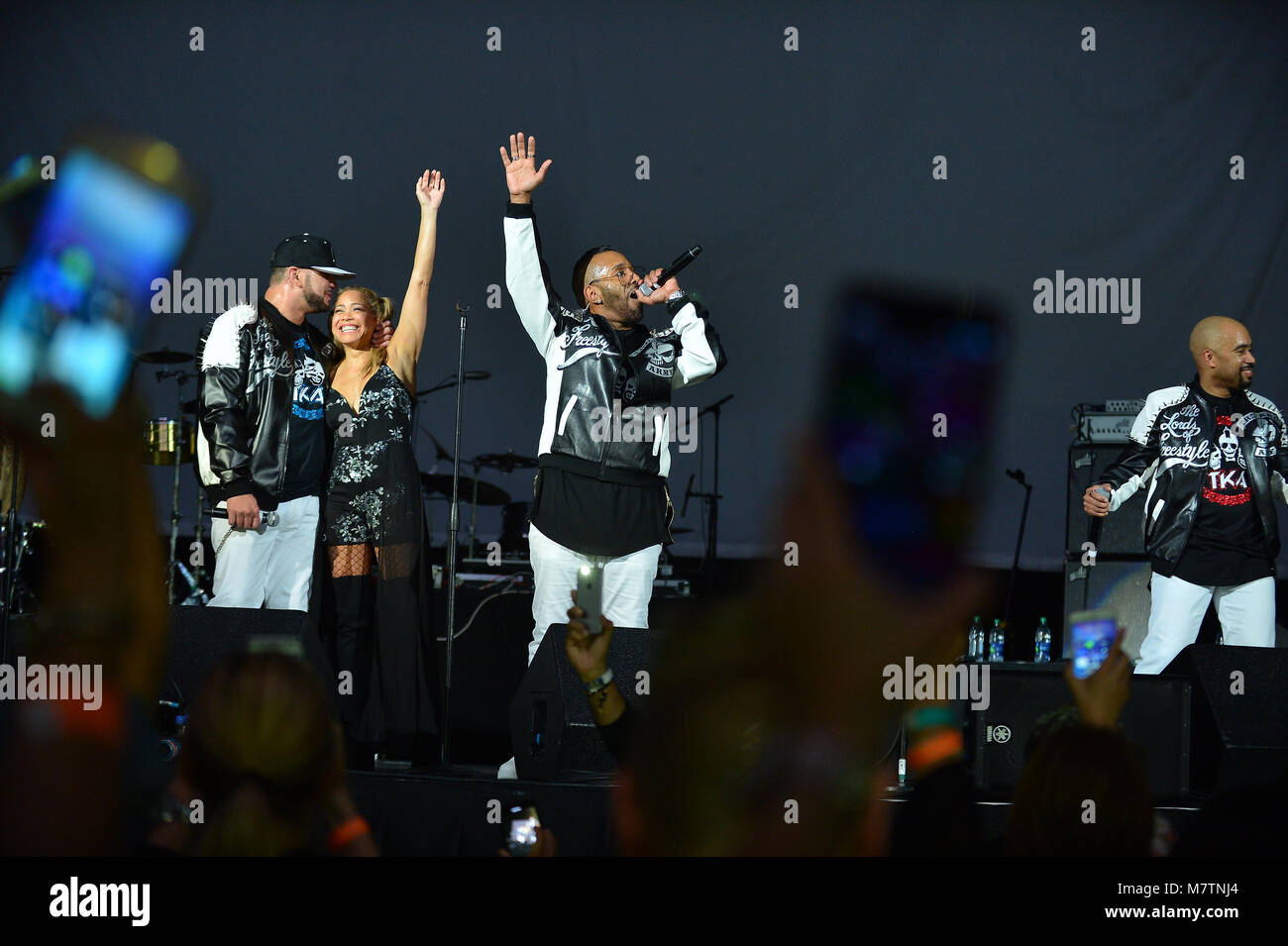 CORAL GABLES, FL - MARCH 10: Tony Ortiz, Louis Sharpe Figueroa, Aby ...