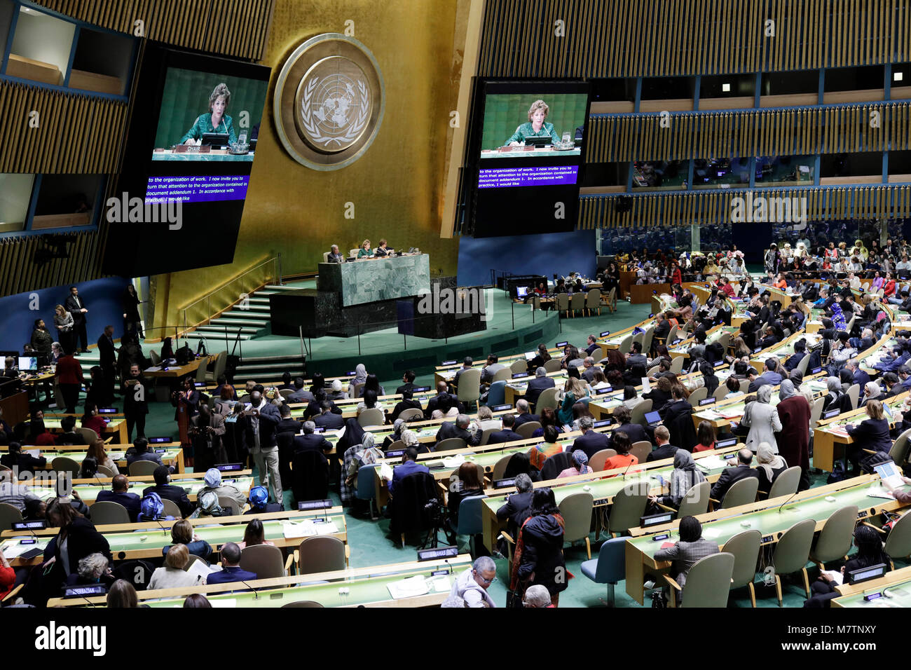 United Nations, New York, USA. 12th Mar, 2018. Photo taken on March 12 ...