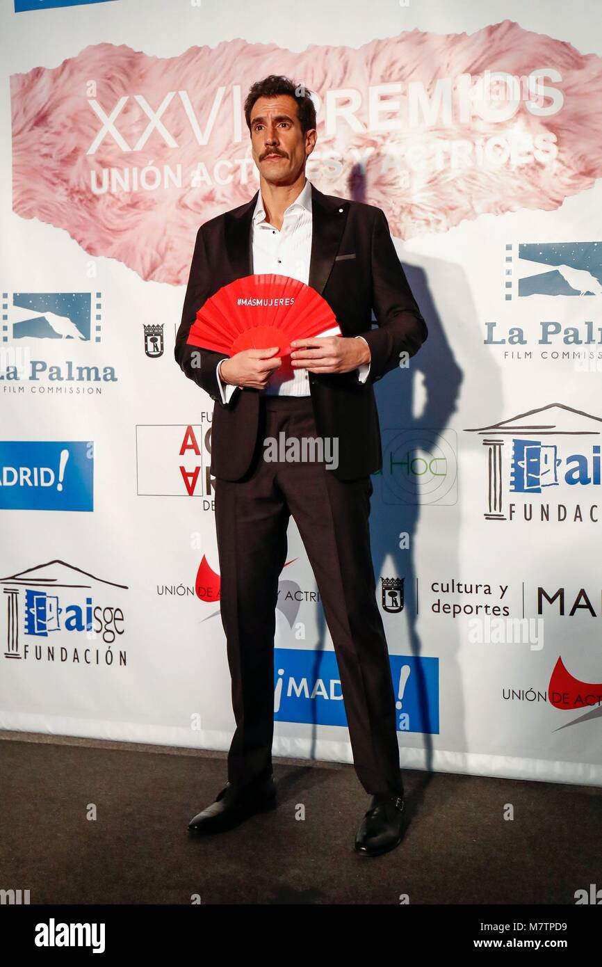 Rodrigo Poison attends during XXVII Premios Union de Actores y Actrices ...