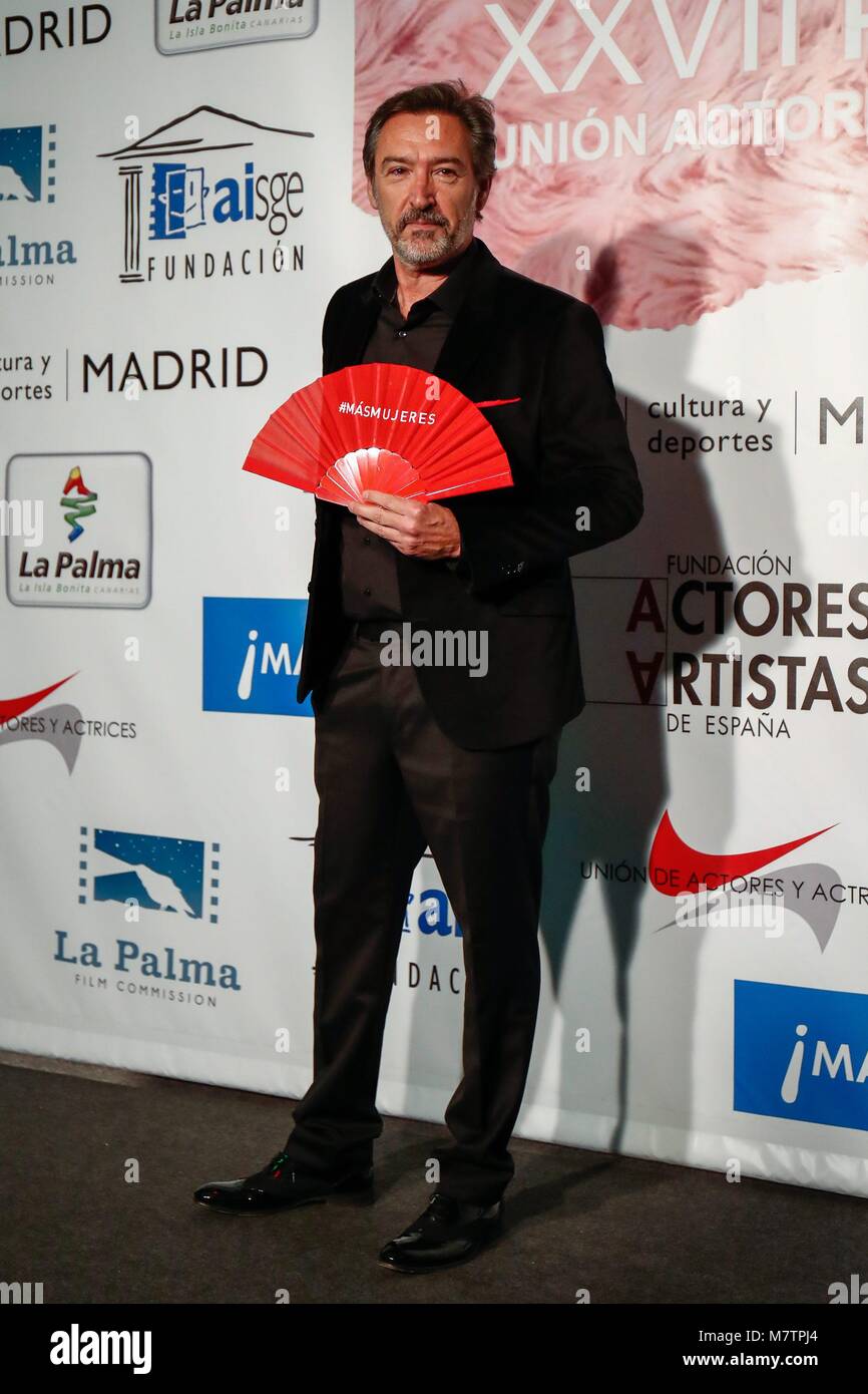 Gines Garcia Millan attends during XXVII Premios Union de Actores y ...