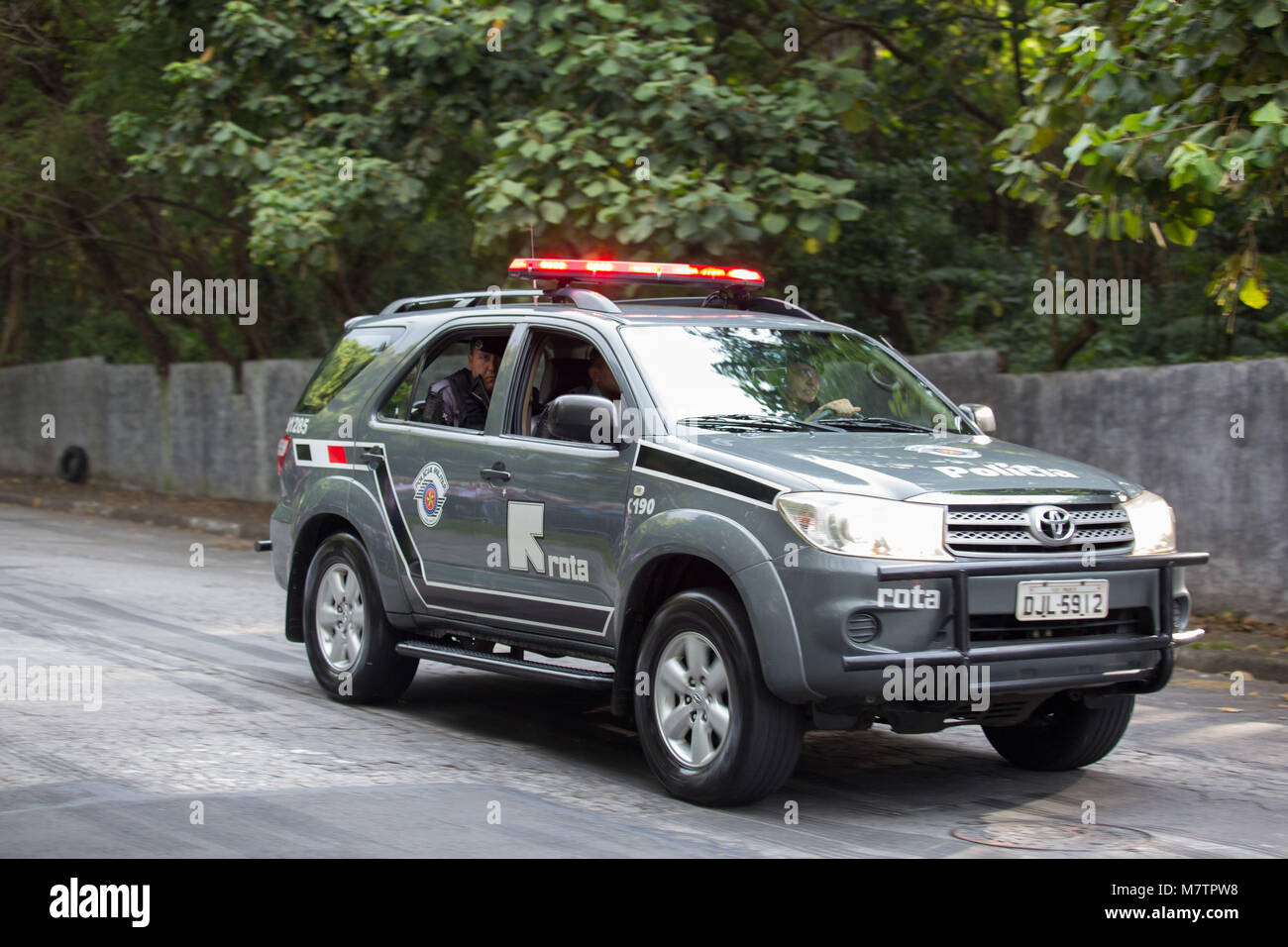 March 12, 2018 - Sao Paulo, Sao Paulo, Brazil - ROTA police (elite ...
