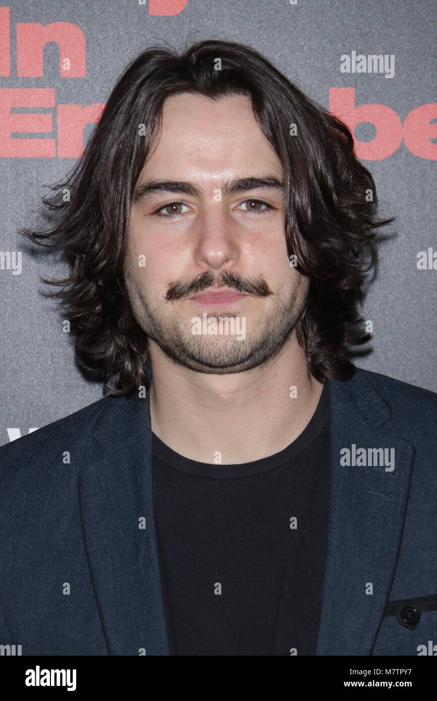 New York, USA. 12th Mar, 2018. Ben Schnetzer at the “7 Days In Entebbe ...