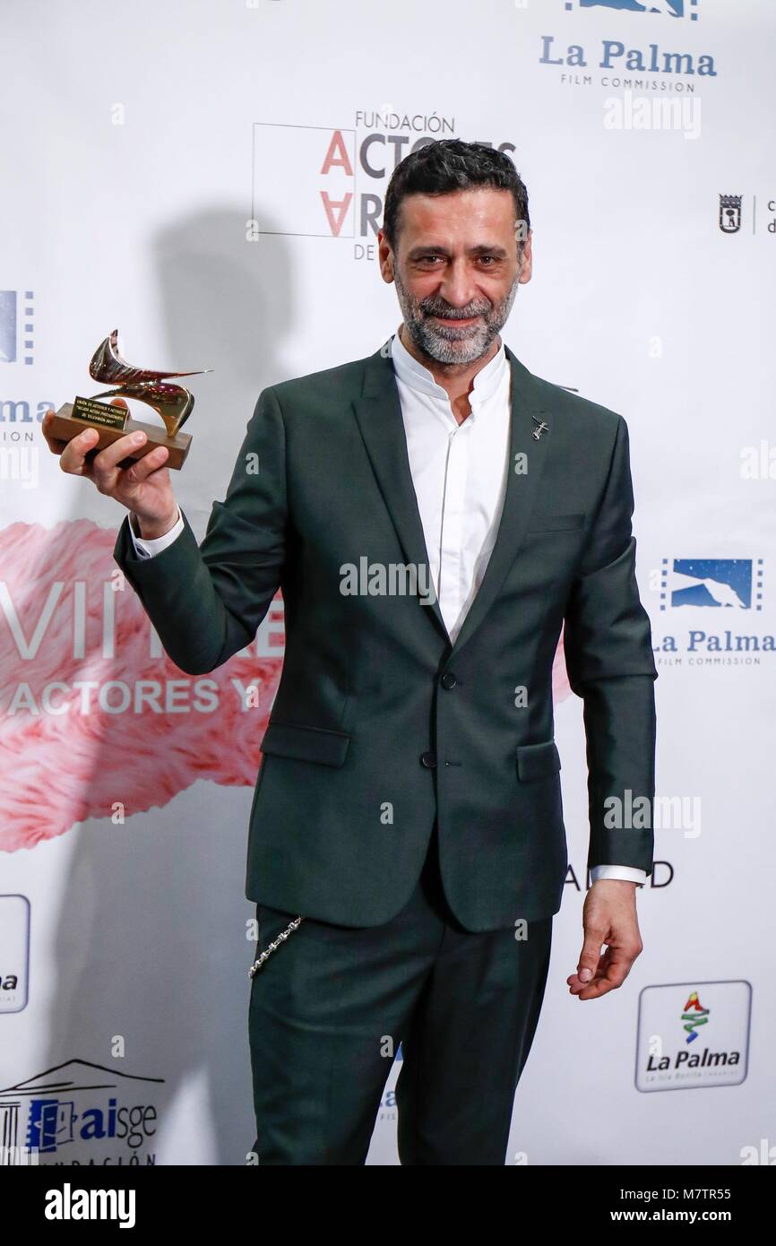 Nacho Fresneda attends during XXVII Premios Union de Actores y Actrices ...