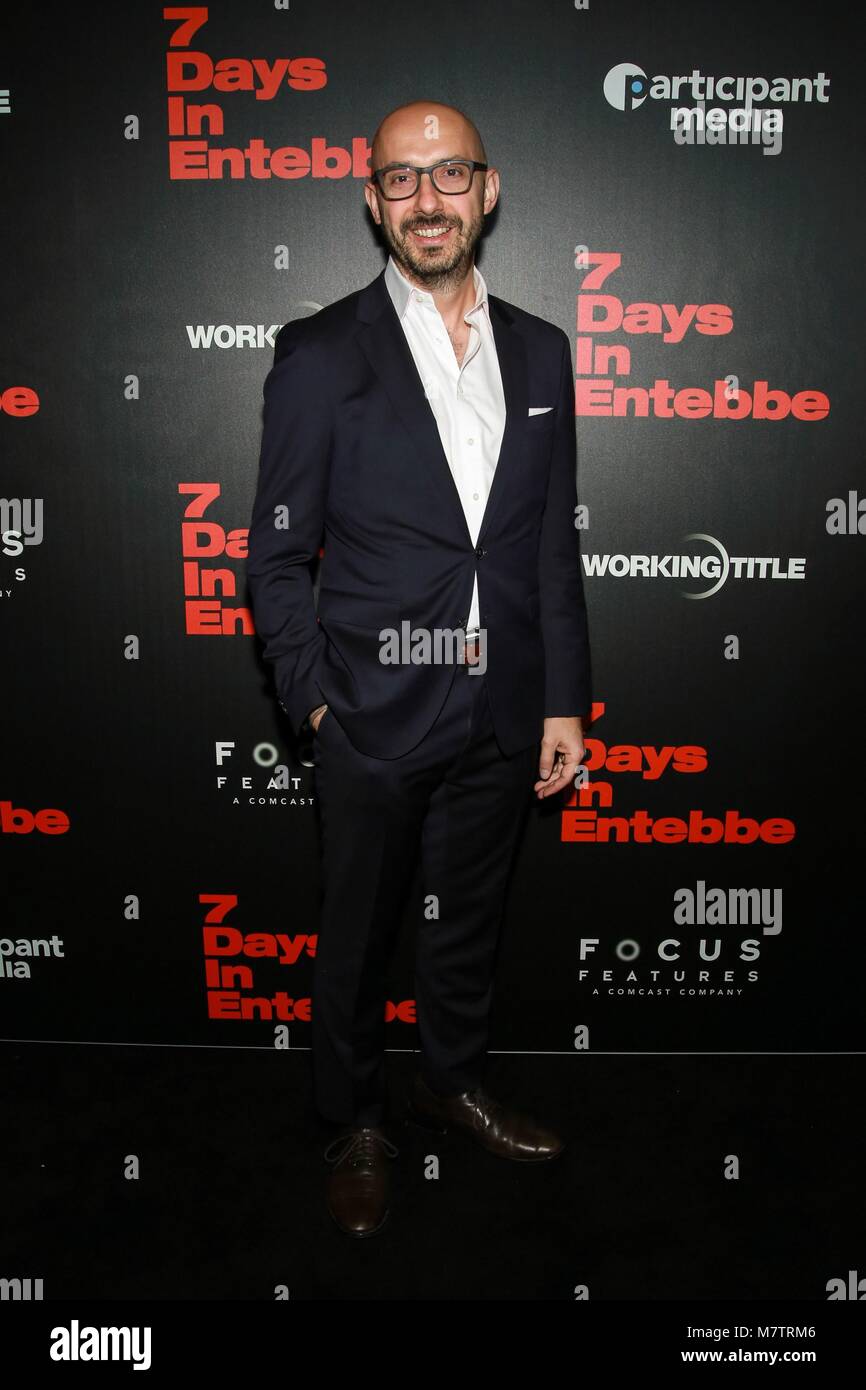 New York, USA. 12th Mar, 2018. Peter Kujawski at arrivals for 7 DAYS IN ...