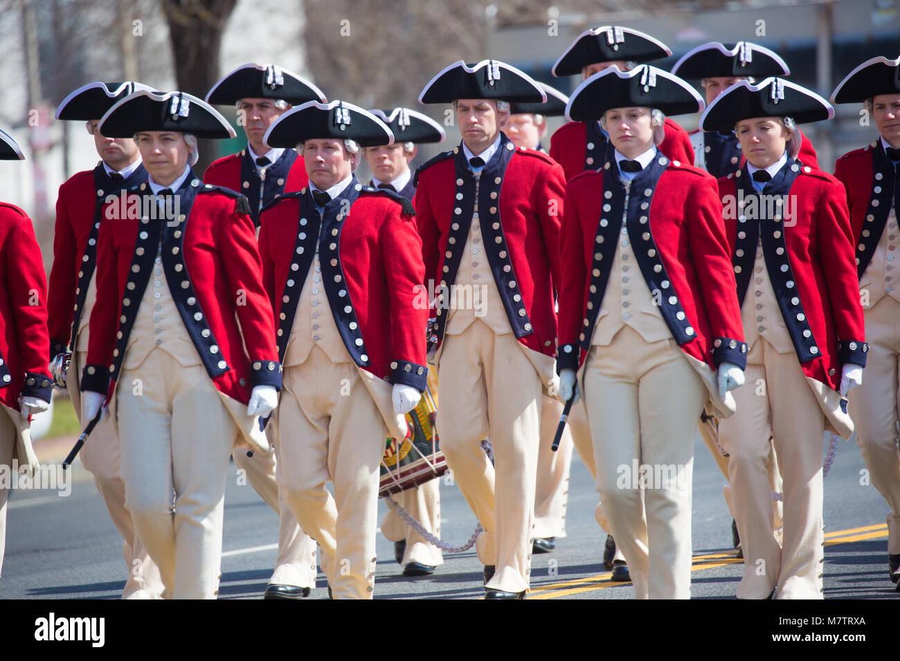 The United States Army Old Guard Fife and Drum Corps participates in ...
