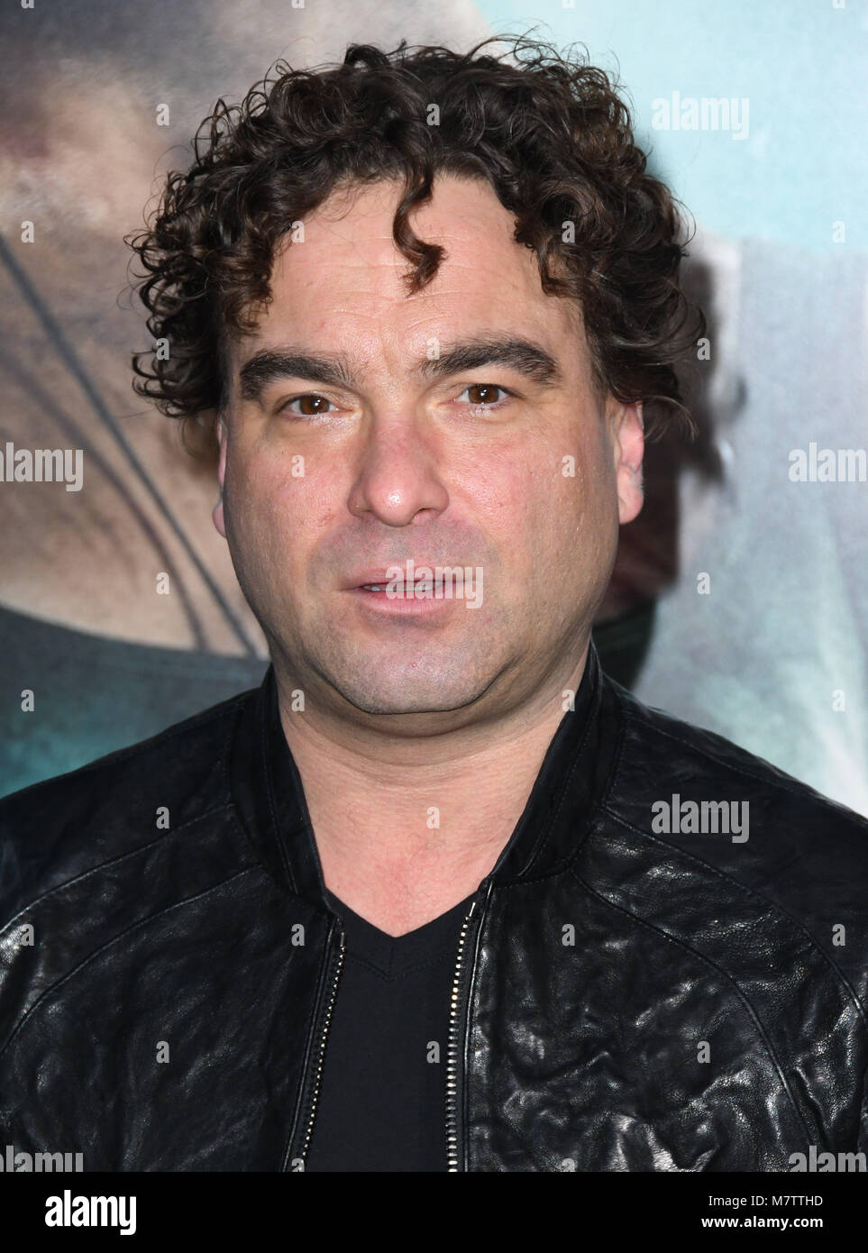 Los Angeles, USA. 12th Mar, 2018. Johnny Galecki. ''Tomb Raider'' Los ...