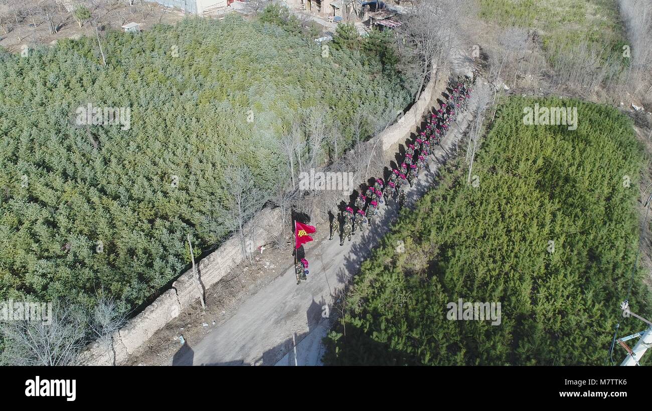March 8, 2018 - Pingliang, Pingliang, China - Pingliang, CHINA-8th ...