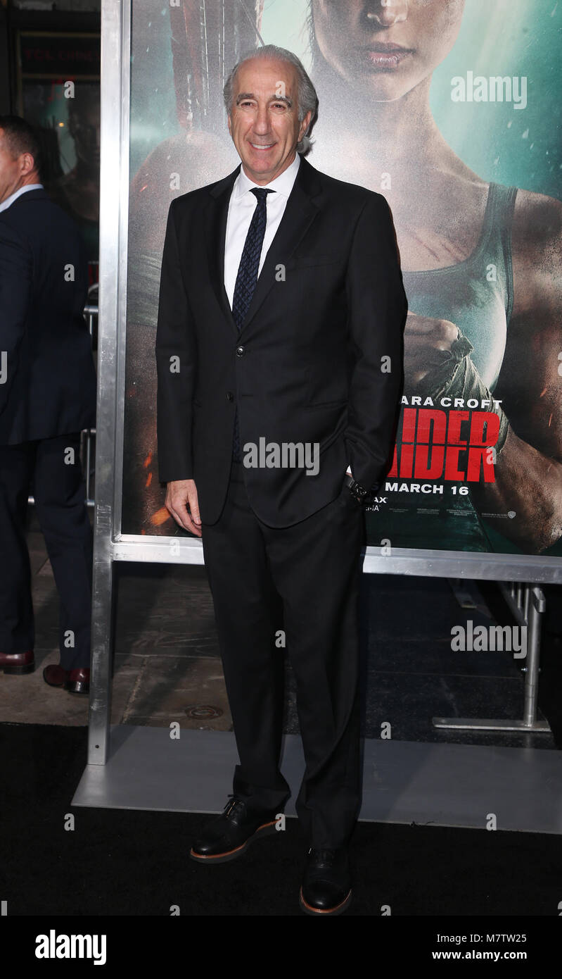 Hollywood, USA. 12th Mar, 2018. Gary Barber, at The US premiere of Tomb ...