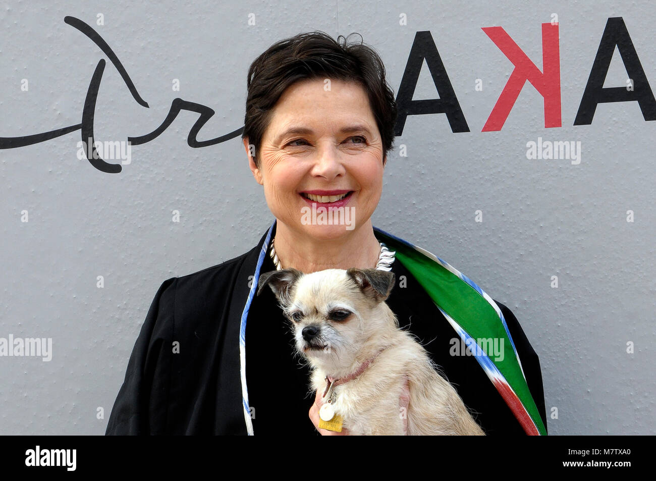 Barcelona, Spain. 12th Mar, 2018. Isabella Rossellini attends the ...