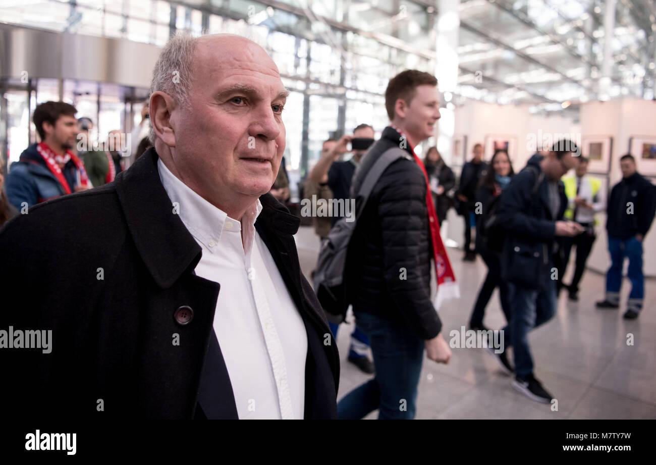 Munich, Germany. 13th March, 2018. Soccer: Champions League, knock-out ...