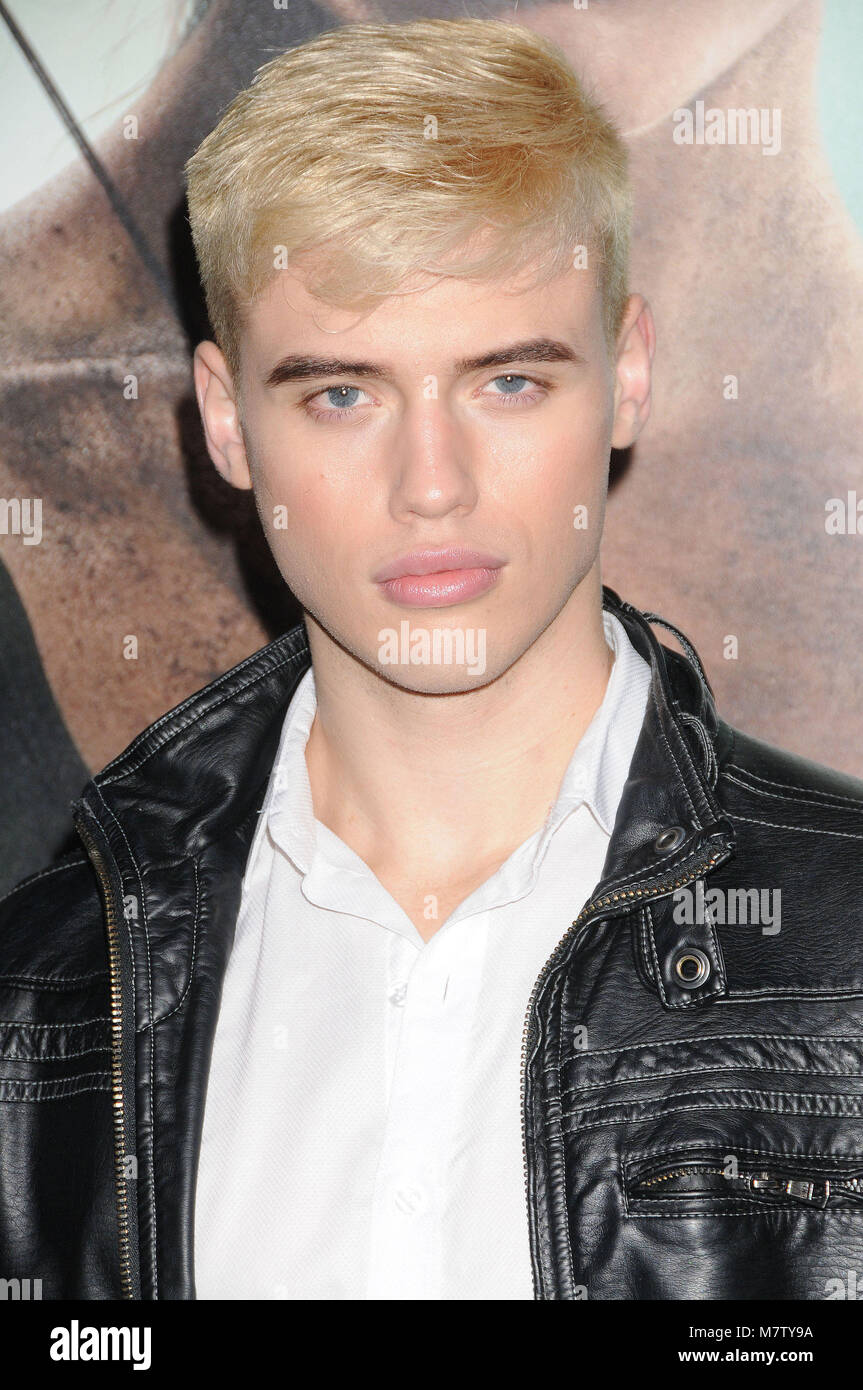 Los Angeles, USA. 12th Mar, 2018. Actor LUCAS DELL at the ''Tomb Raider ...