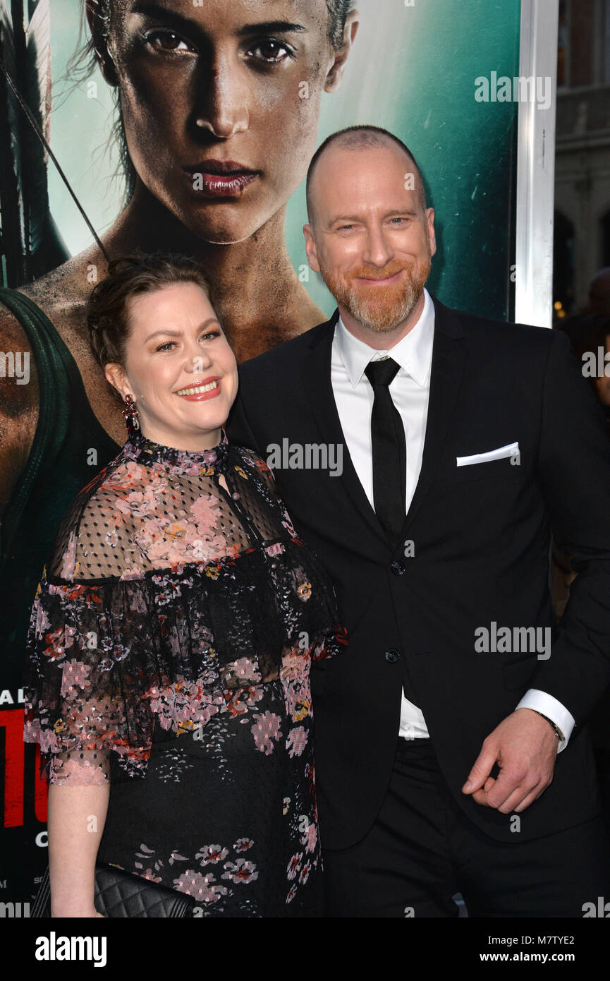 Los Angeles, USA. 12th Mar, 2018. Roar Uthaug & Ingrid Uthaug at the US ...