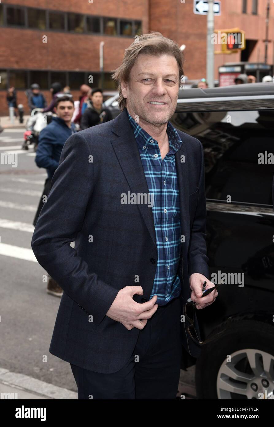 New York, USA. 12th March, 2018. Sean Bean, seen at BUILD Series to ...