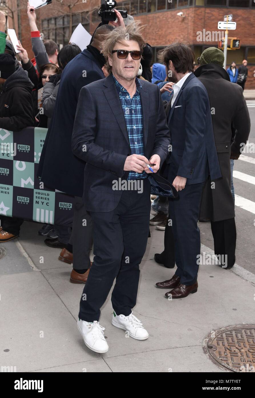 New York, USA. 12th March, 2018. Sean Bean, seen at BUILD Series to ...