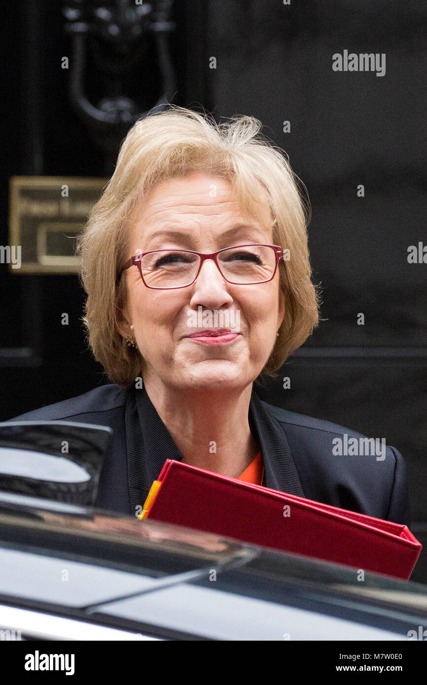 London, UK. 13th March, 2018. Andrea Leadsom MP, Lord President of the ...