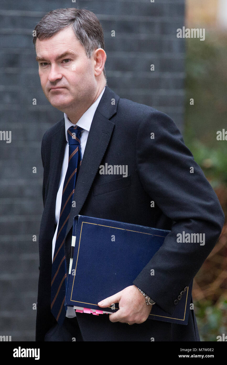 Justice secretary david gauke arrives in downing street hi-res stock ...