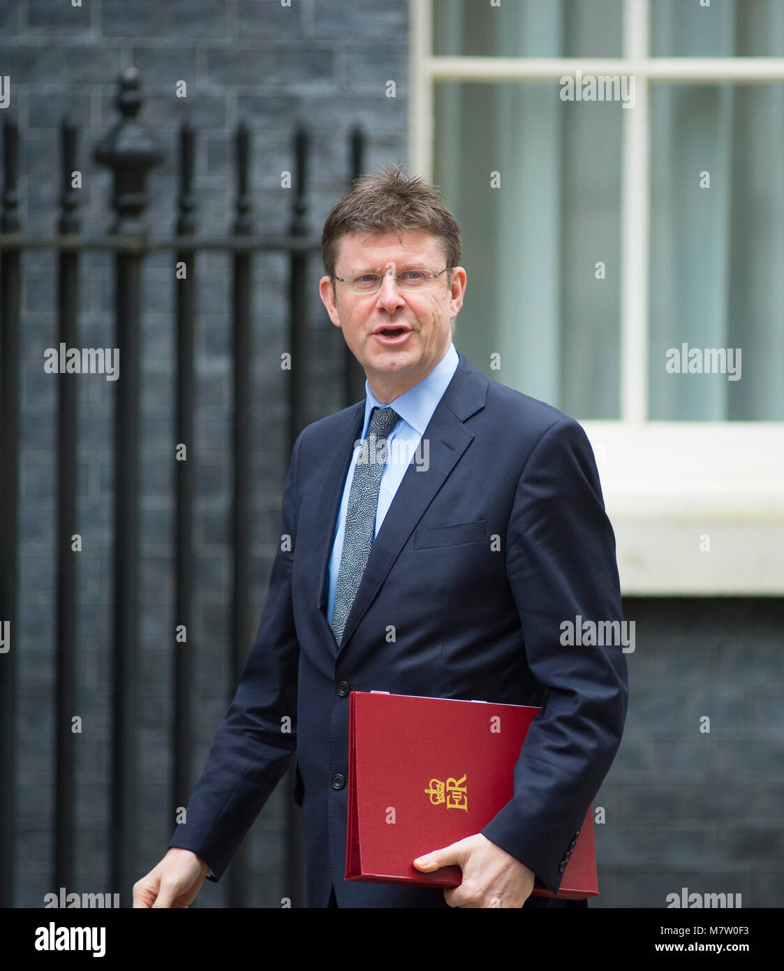 Downing Street, London, UK. 13 March 2018. Greg Clark, Business and ...