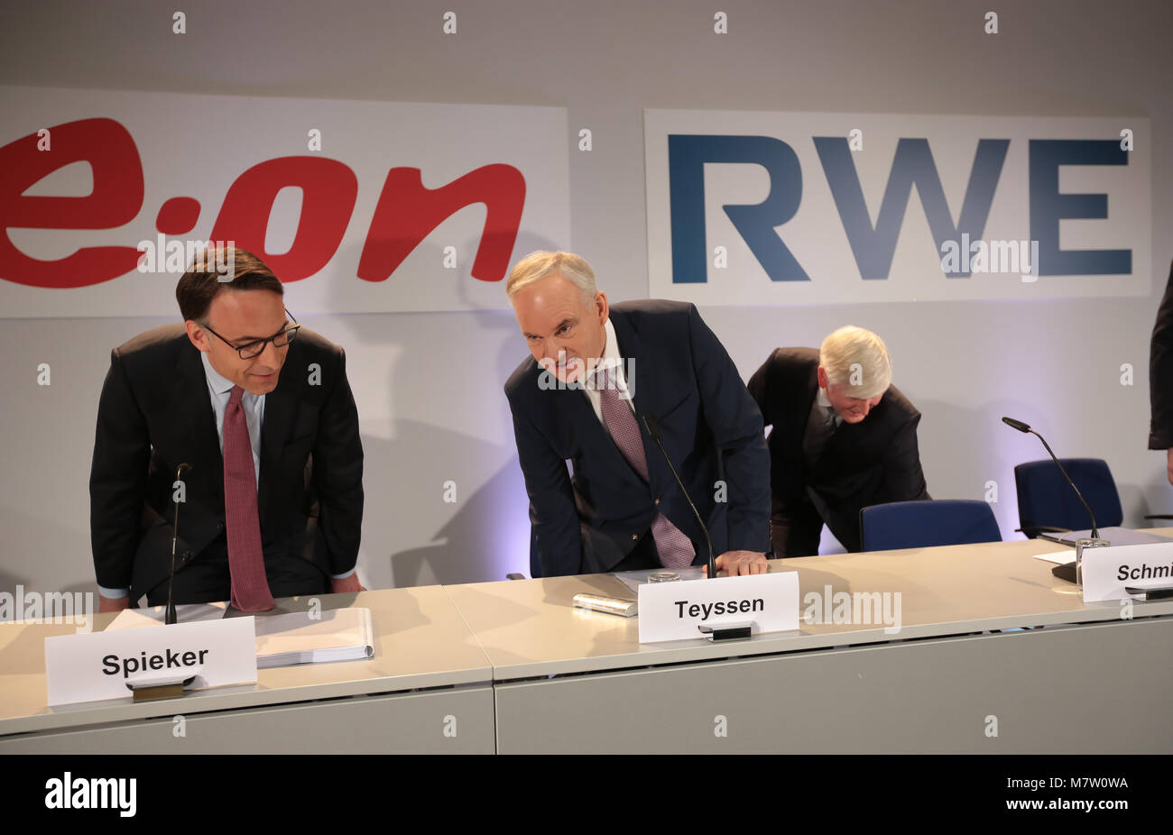 Essen, Germany. 13th Mar, 2018. Essen, Germany, March 13 2018, EON and ...