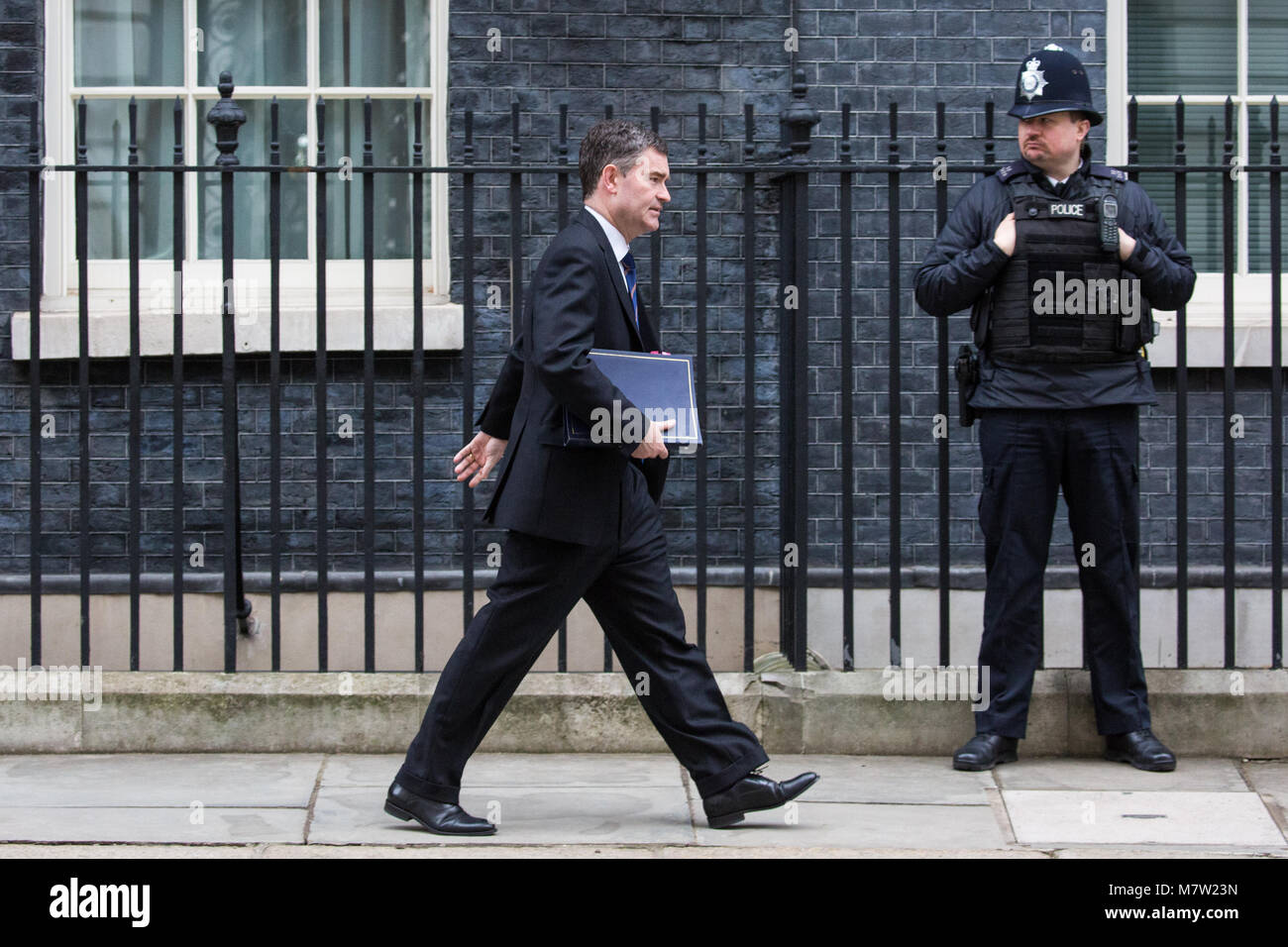 London, UK. 13th March, 2018. David Gauke MP, Lord Chancellor and ...
