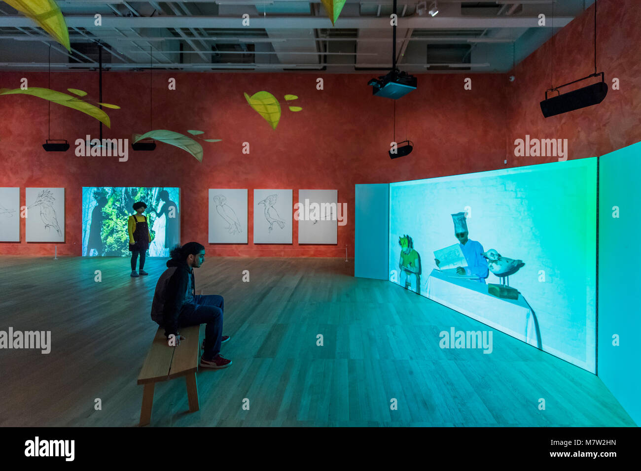 London, UK. 13th March, 2018. Stream or River, Flight or Pattern - Joan ...