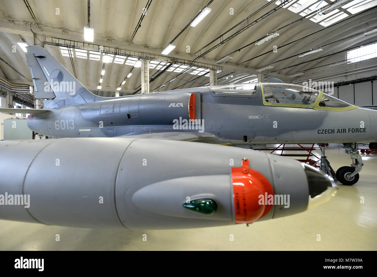 An Aero L-159 Alca light subsonic attack jet and advanced trainer is ...