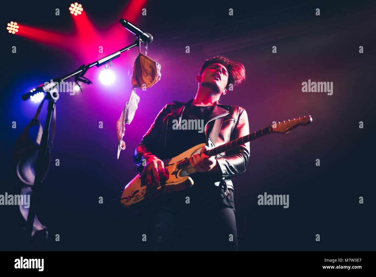 Turin, Italy, 2018 march 12th: The Italian pop band The Colors ...