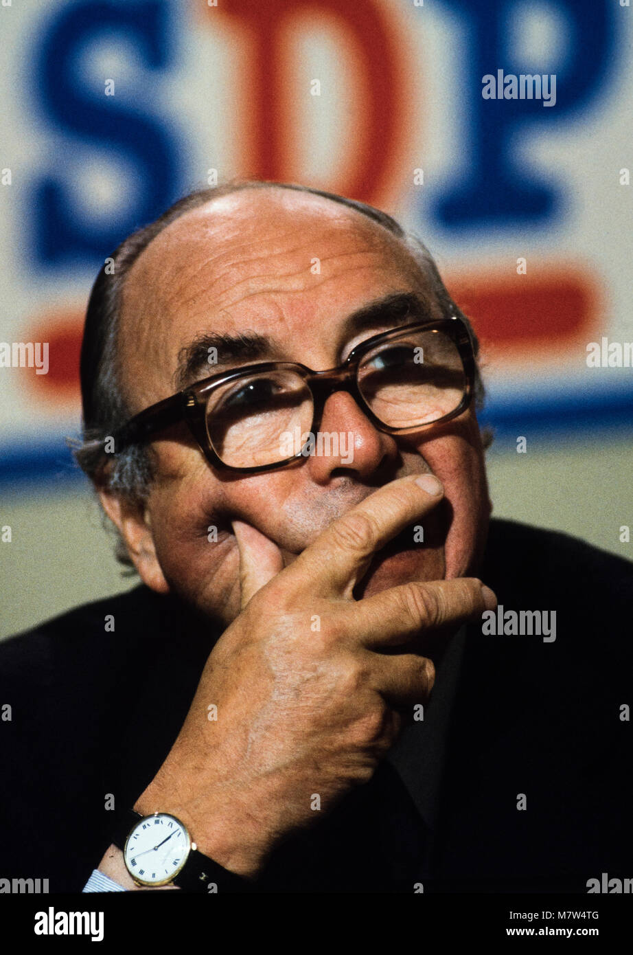 SDP Party Conference Torquay 1985 Stock Photo - Alamy