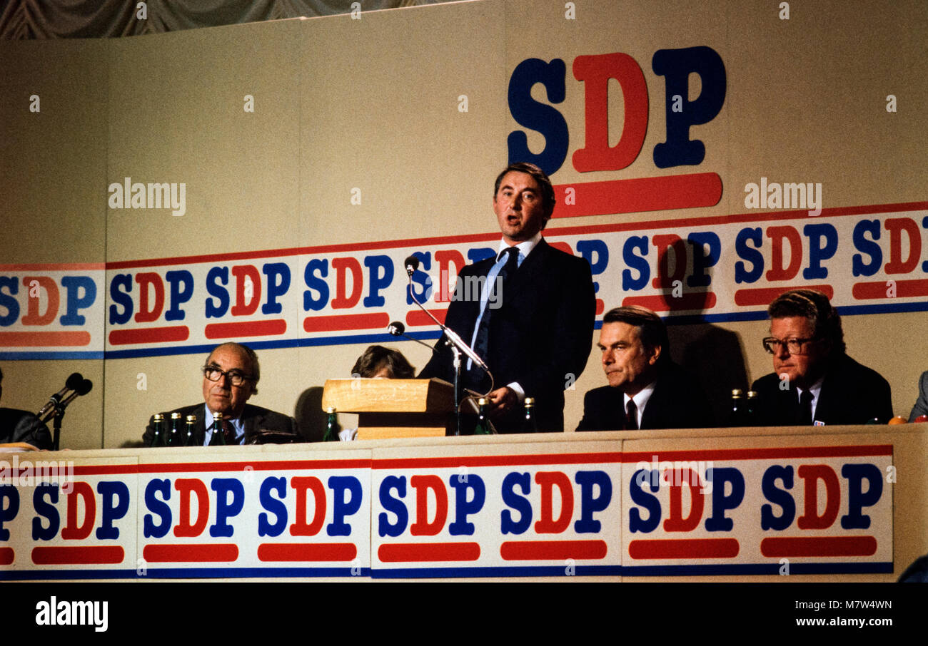 SDP Party Conference Torquay 1985 Stock Photo - Alamy