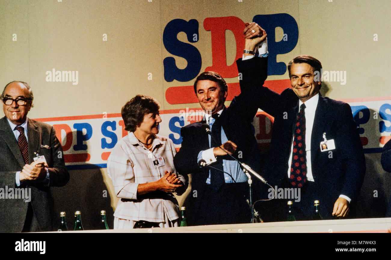 SDP Party Conference Torquay 1985 Stock Photo - Alamy