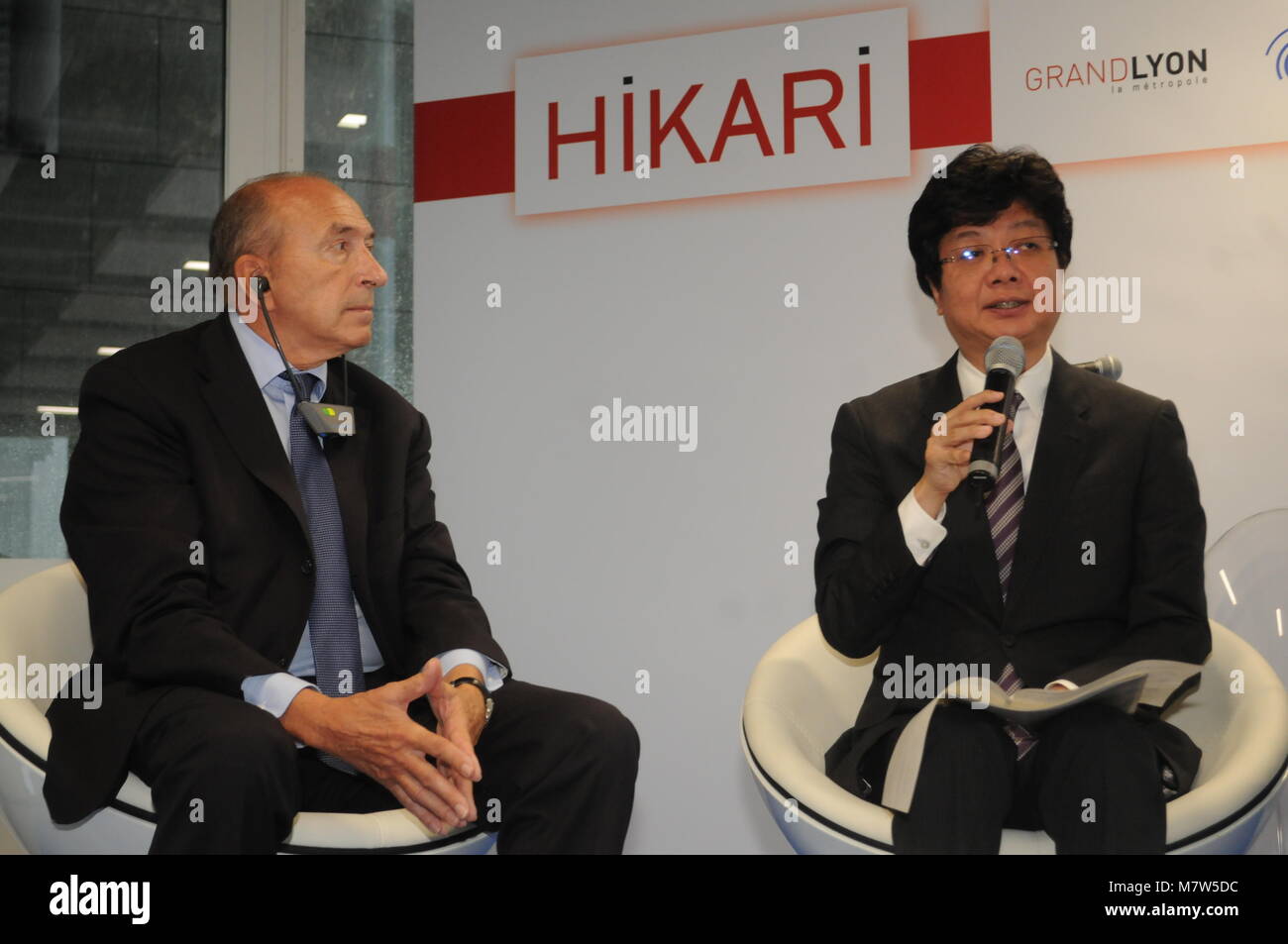 Official opening of Hikari Positive Energy building, Lyon, France Stock ...