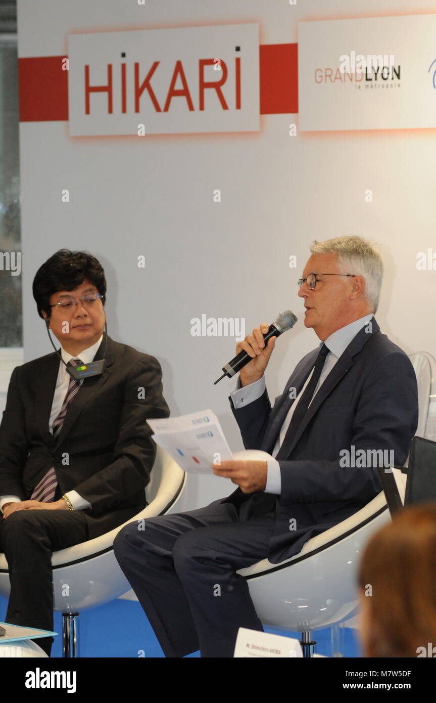 Official opening of Hikari Positive Energy building, Lyon, France Stock ...