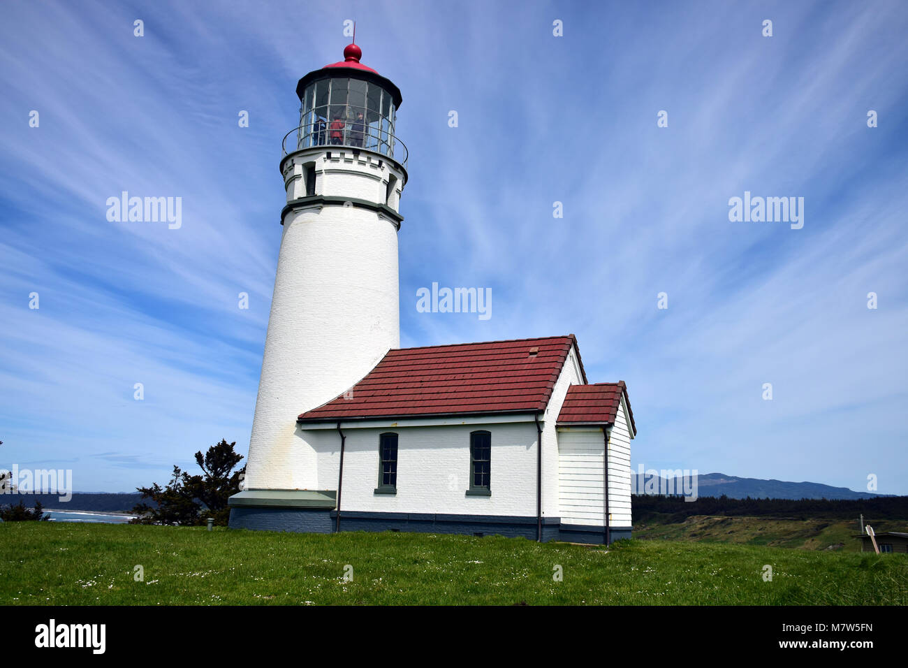 Capo Blanco lighthouse in Oregon, USA Stock Photo - Alamy