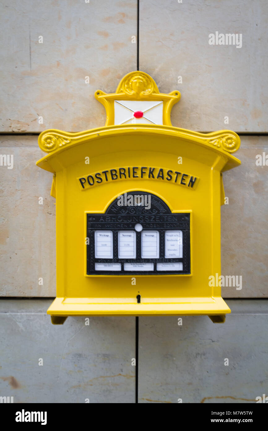 Old fashion Letterbox Stock Photo - Alamy