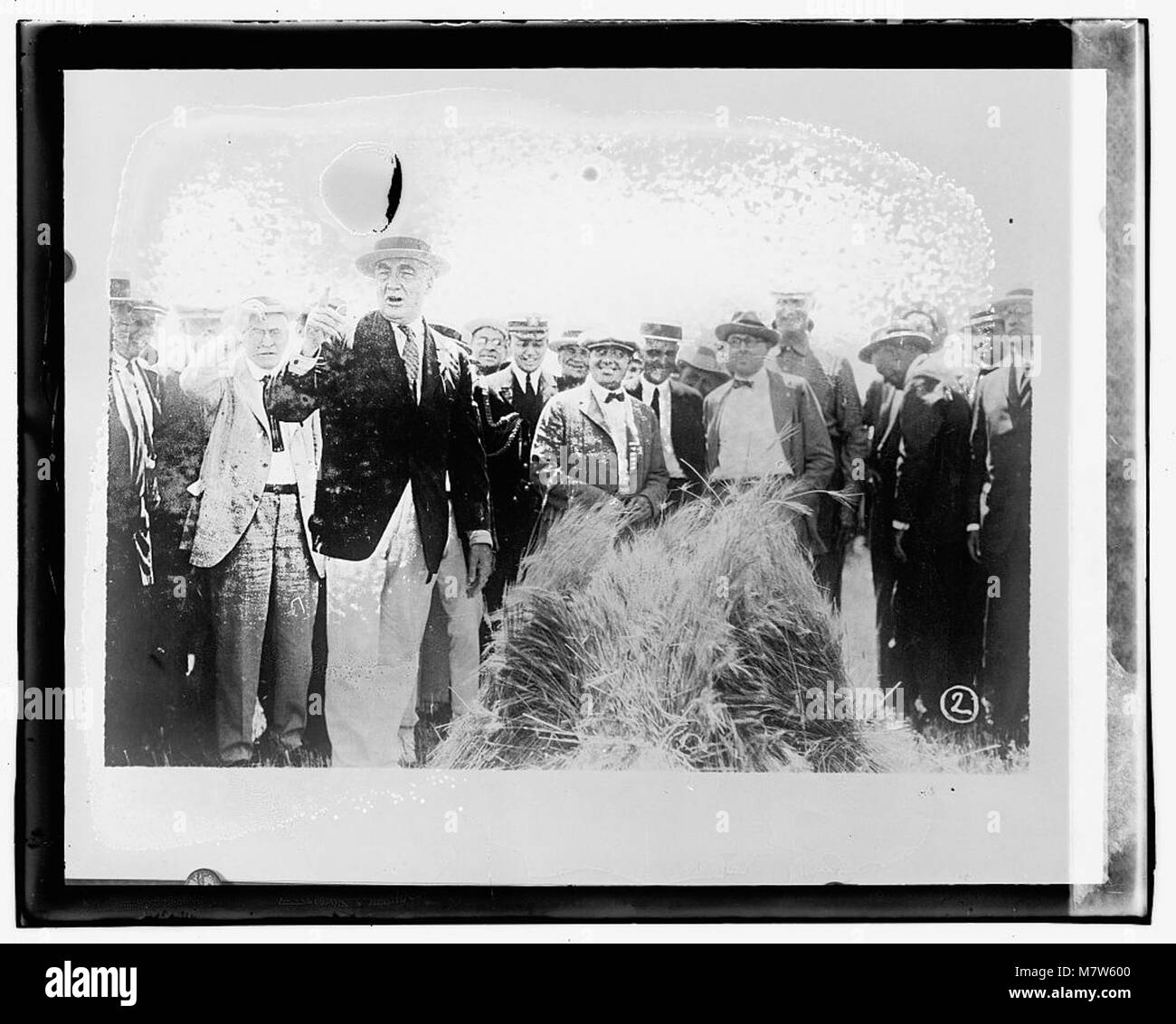 A photograph of President Warren G. Harding, showcasing him as the 29th ...