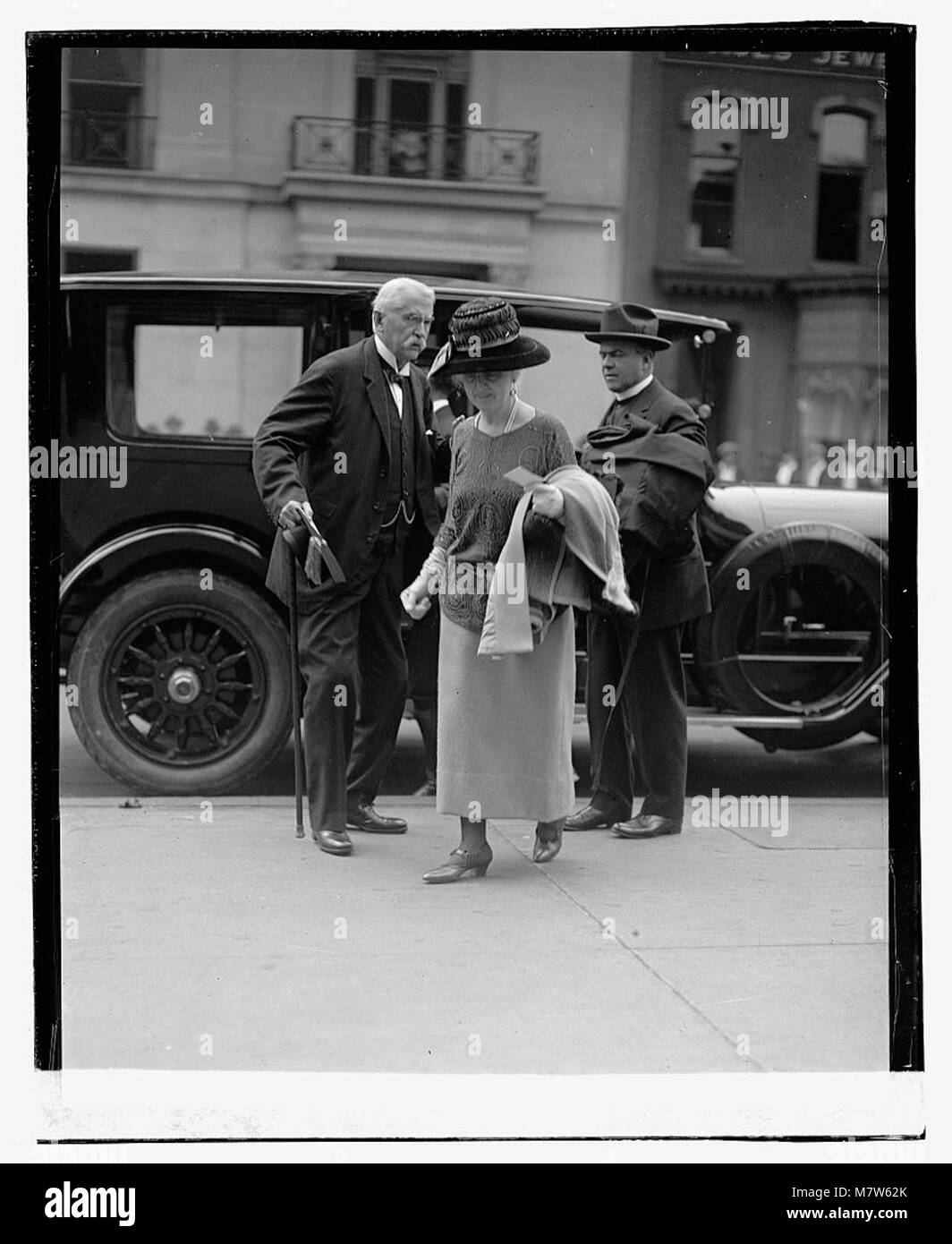 A photograph of Henry White attending the consecration ceremony of ...
