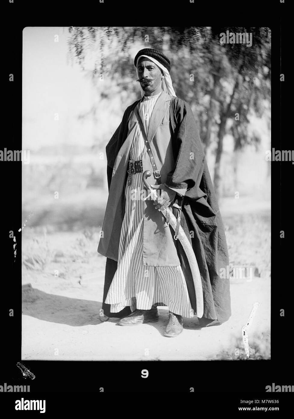 Aref el Aref & Bedouin sheikhs LOC matpc.17852 Stock Photo - Alamy