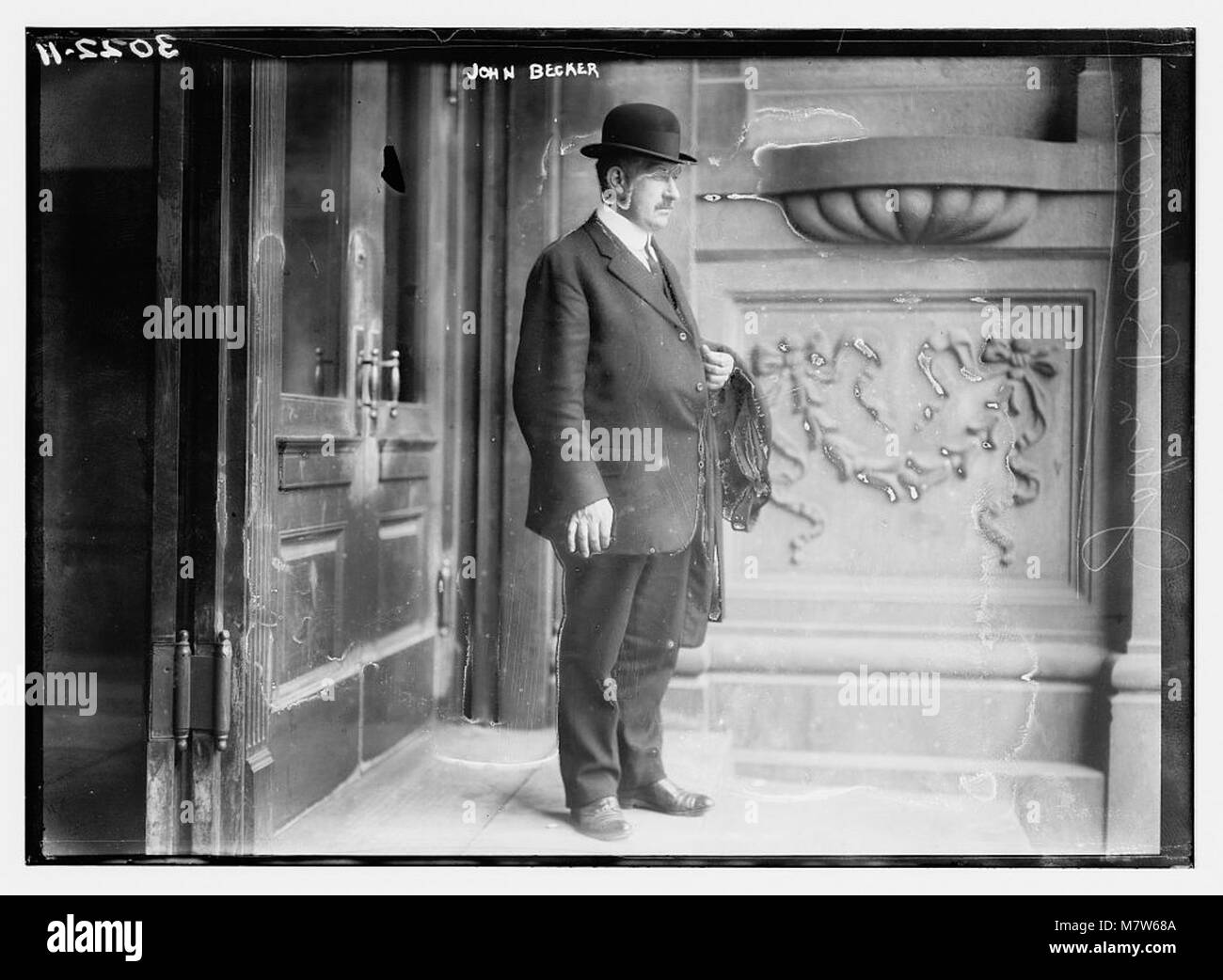 A portrait of John Becker, whose historical or professional background ...