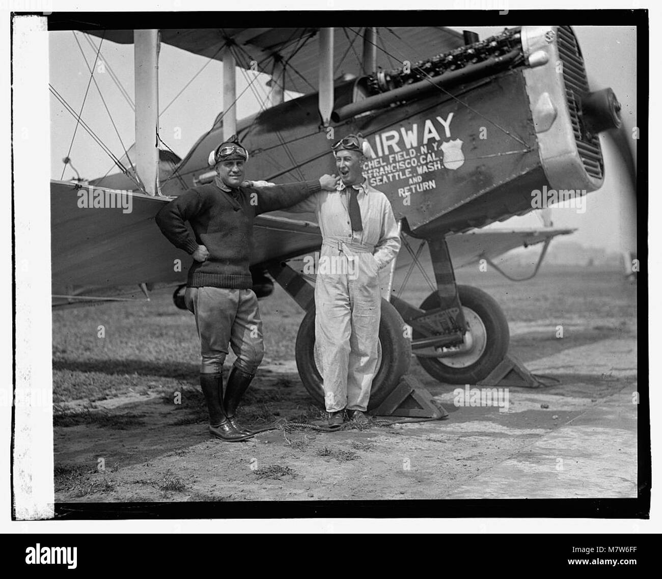 A photograph of Lieutenant Kenneth Garrett and Lieutenant V ...