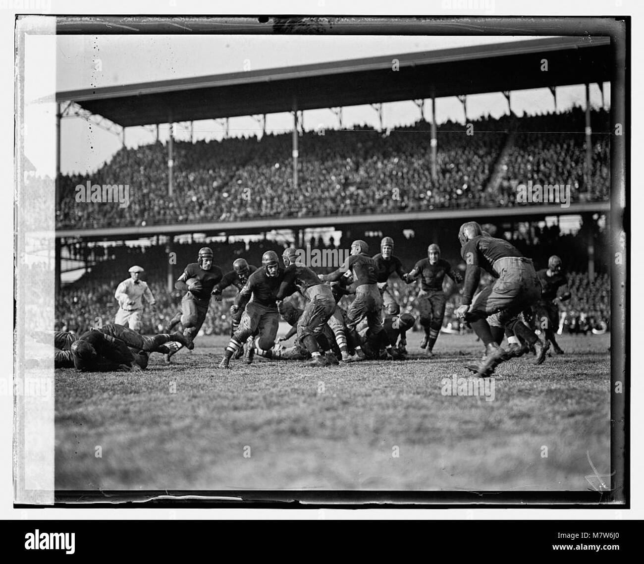 Photograph of a Marine-Army football game held on December 1, 1923 ...