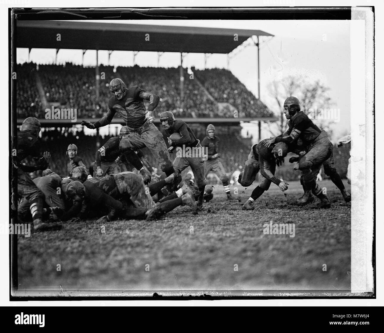 A photograph from the Marine-Army football game held on December 1 ...