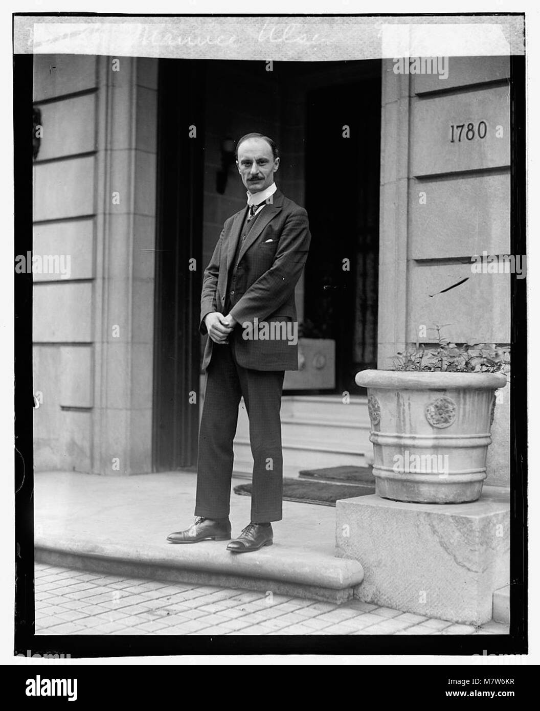 A historical image of Maurice Ulser, captured on September 7, 1923. The ...