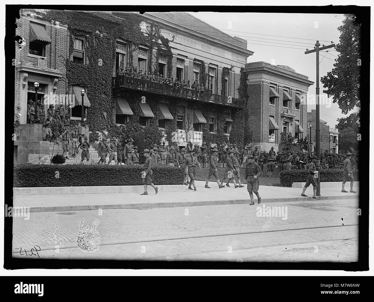 A photograph documenting military training, highlighting soldiers in ...