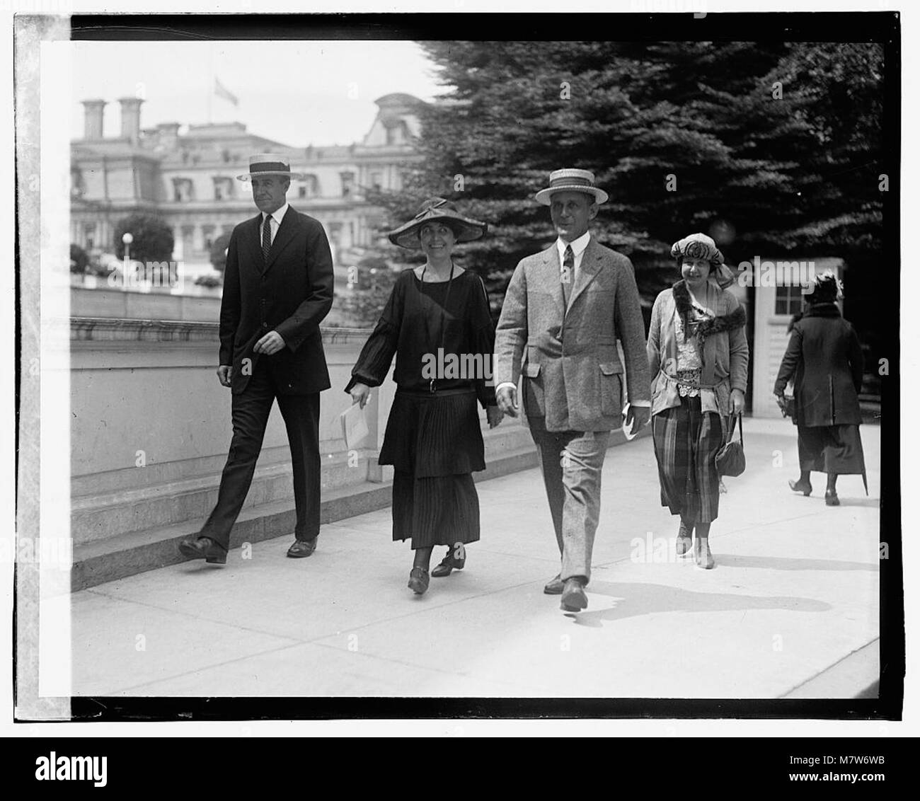 Photograph of Mrs. Coolidge and Colonel Therrell taken on August 27 ...