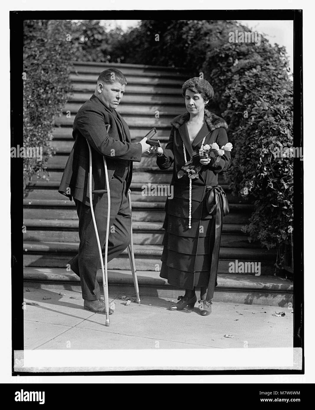 A photograph of Mrs. Grace Coolidge, First Lady of the United States ...